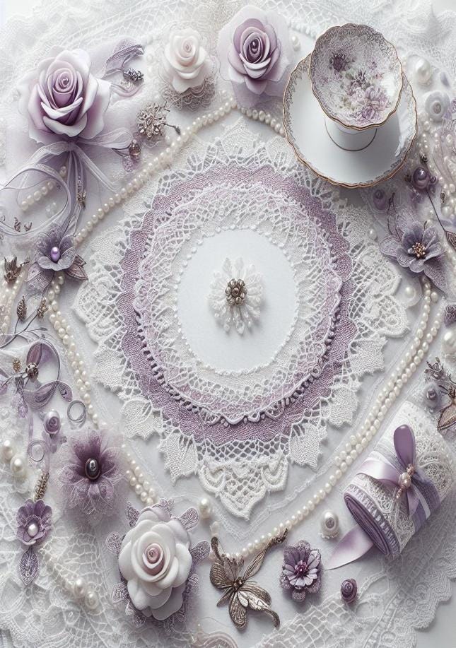 Printables Download, Lilac Themed Designer Papers - Etsy
