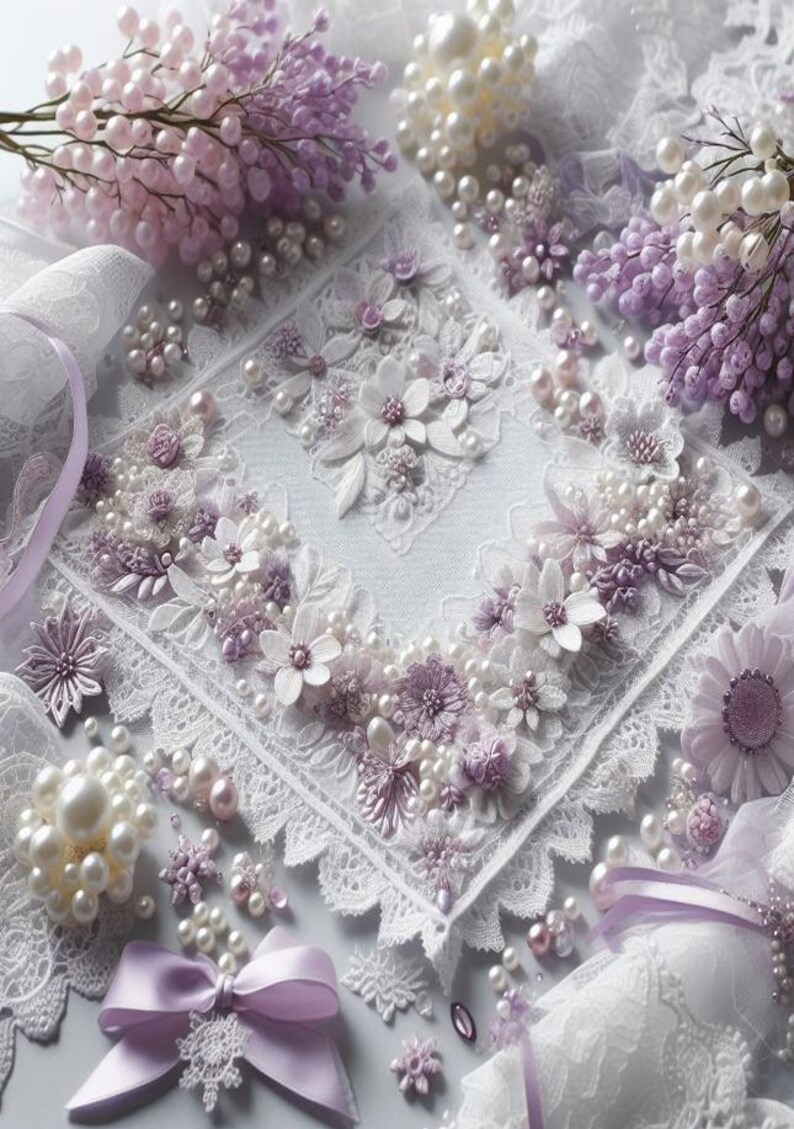 Printables Download, Lilac Themed Designer Papers - Etsy
