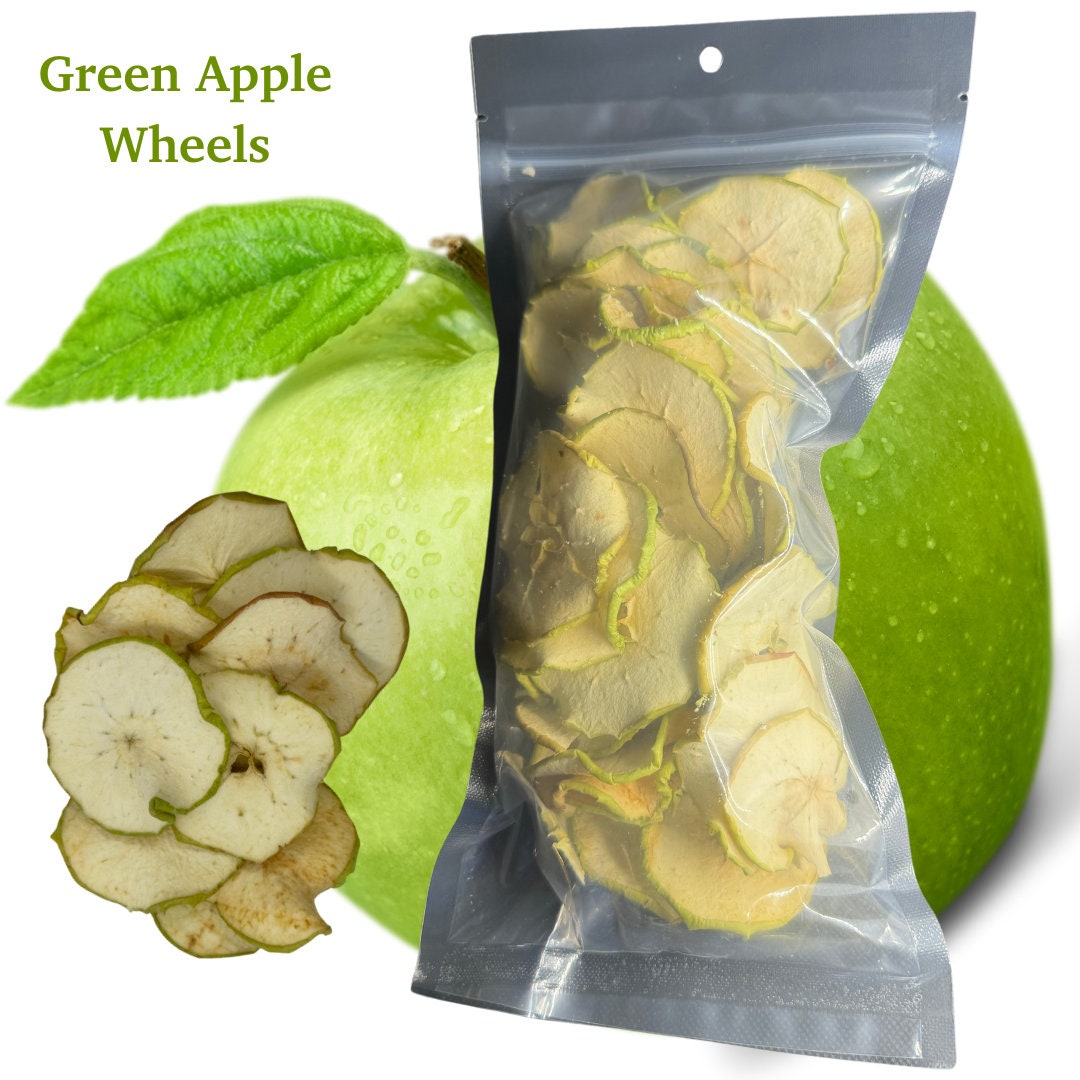 Dried Green Apple Wheels - Etsy