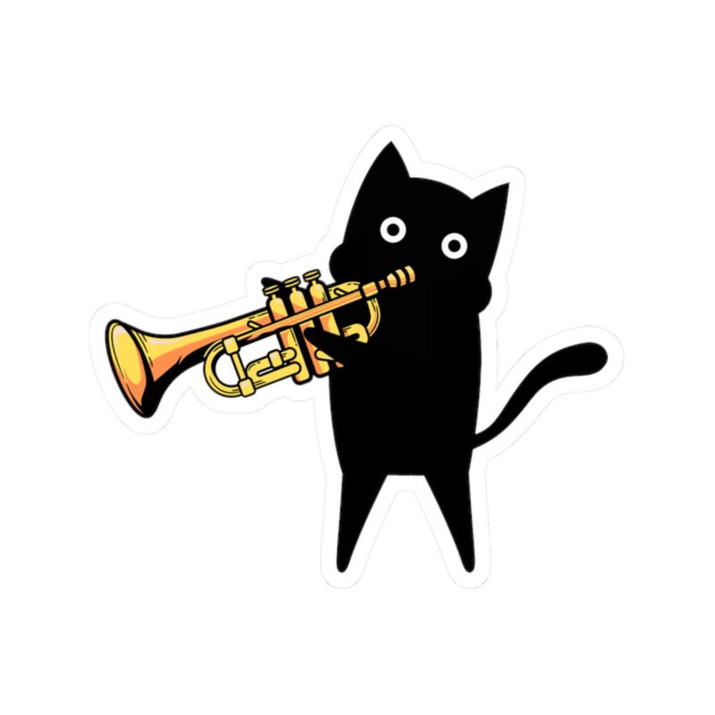 Funny Trumpet Stickers - Etsy
