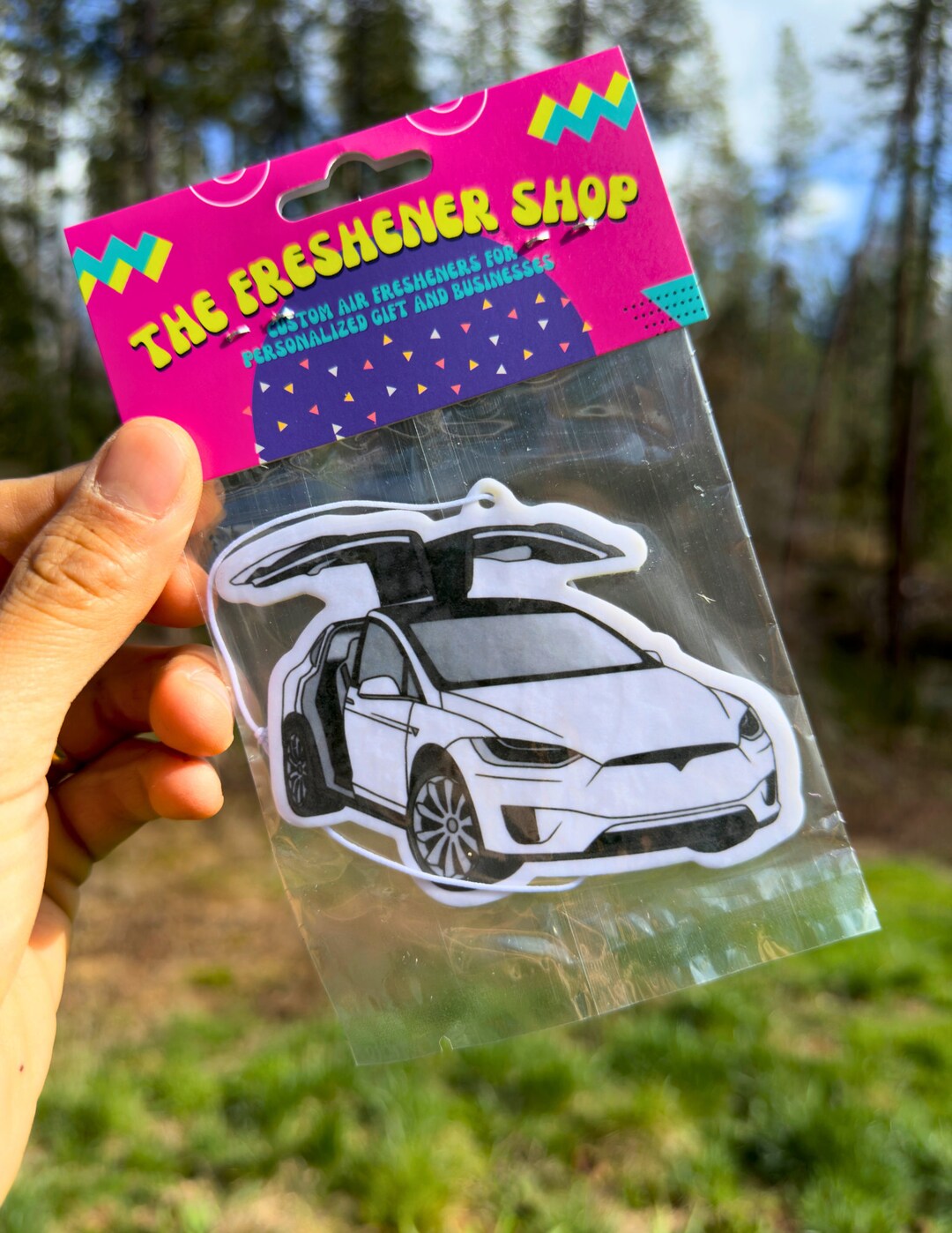 Tesla Model X Air Freshener Lavender Scented Car Fragrance, Perfect ...