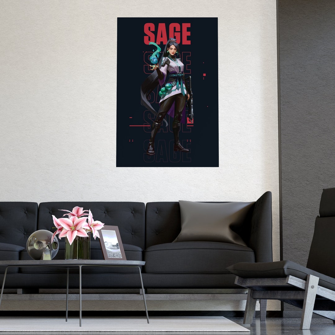 Vertical Valorant Sage Posters, Valorant Poster, Valorant Sage Posters ...