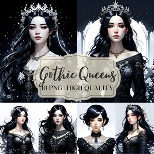 Purple Candy Queens, Queen Clipart Bundle, Pretty Princess Bundle ...