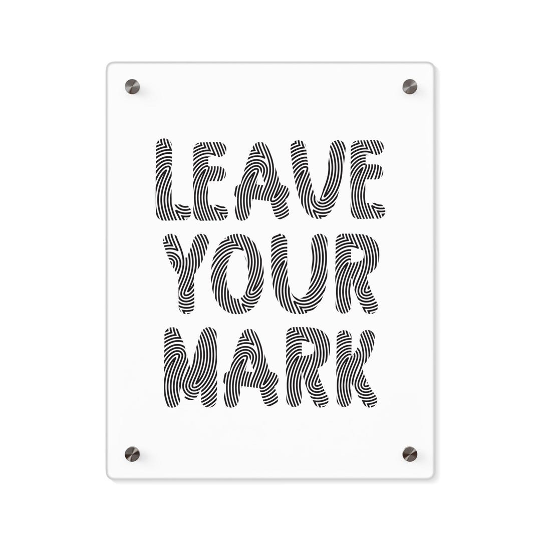 Leave Your Mark Motivation Wall Art Panels - Etsy