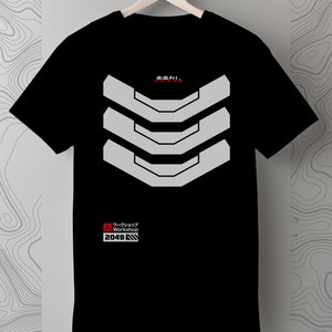 Techwear Cyberpunk Tshirt: Harajuku Streetwear, Kanji, Harajuku ...