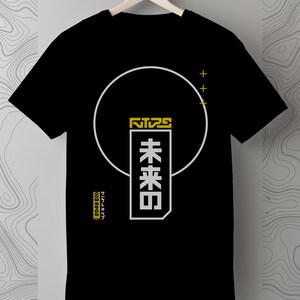 Japan Tshirt: Cyberpunk Streetwear With Japanese Kanji, Harajuku ...