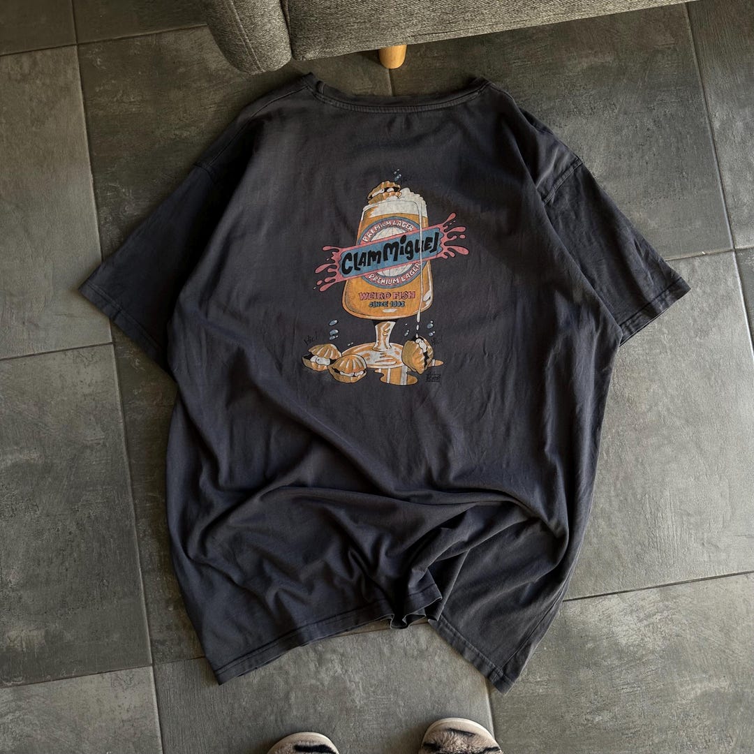 VTG Japanese Style Weird Fish T-shirts Big Logo Cartoon Y2K 00s USA Trashed Style - Etsy