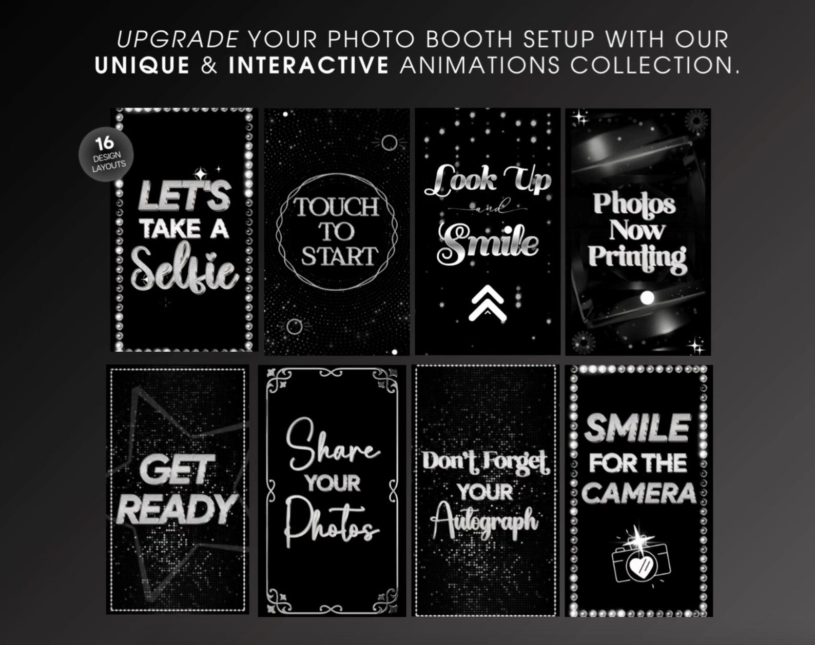 THE MEGA BUNDLE - 80+ Magic Mirror Photo Booth Animations - 1080x1920 ...