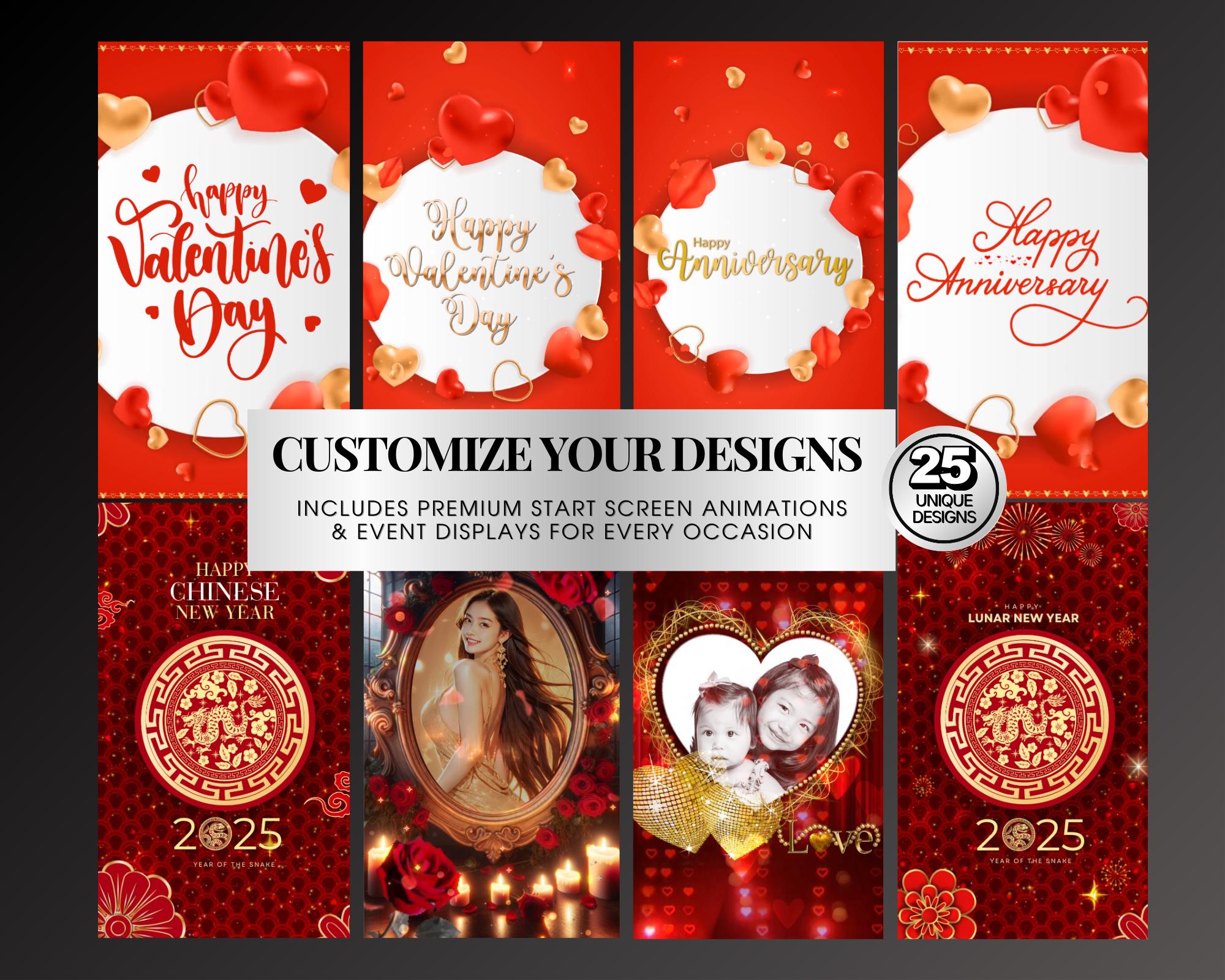 THE MEGA BUNDLE - 80+ Magic Mirror Photo Booth Animations - 1080x1920 ...