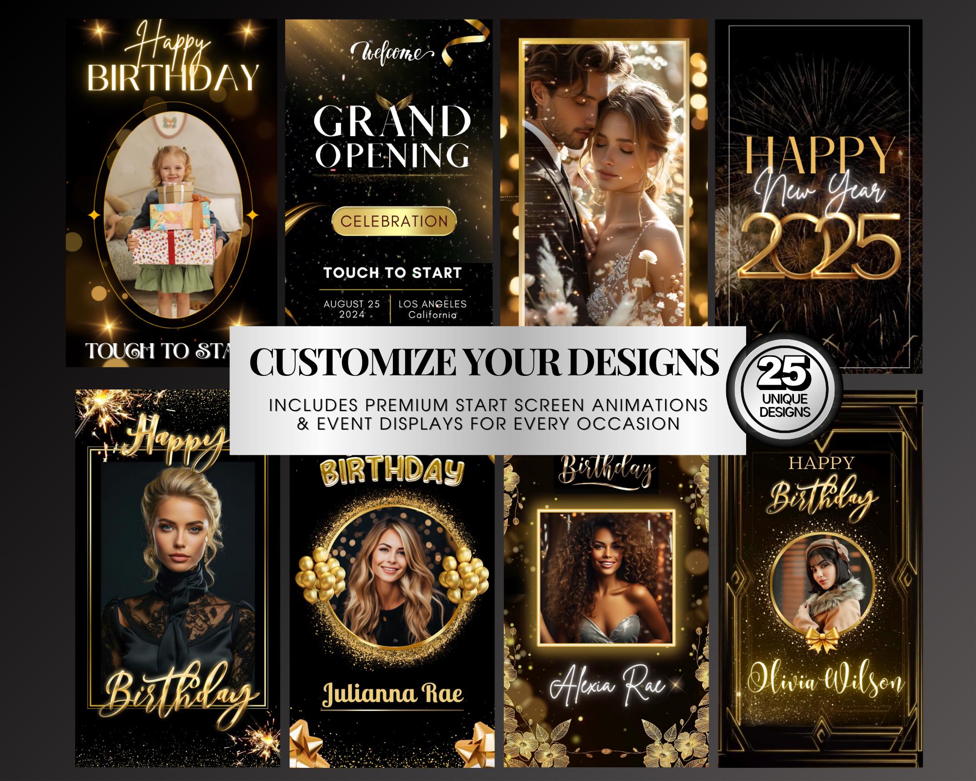 THE MEGA BUNDLE - 80+ Magic Mirror Photo Booth Animations - 1080x1920 ...