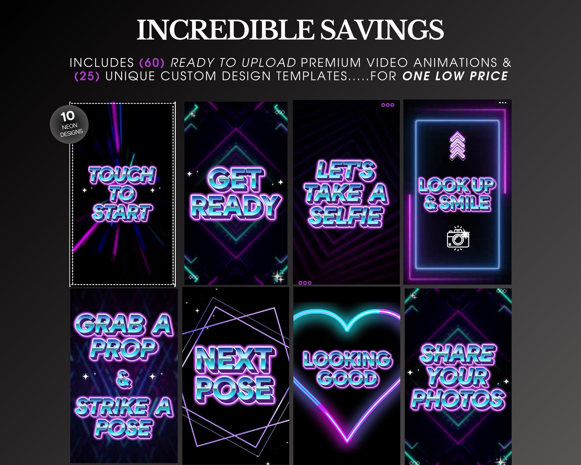 THE MEGA BUNDLE - 80+ Magic Mirror Photo Booth Animations - 1080x1920 ...
