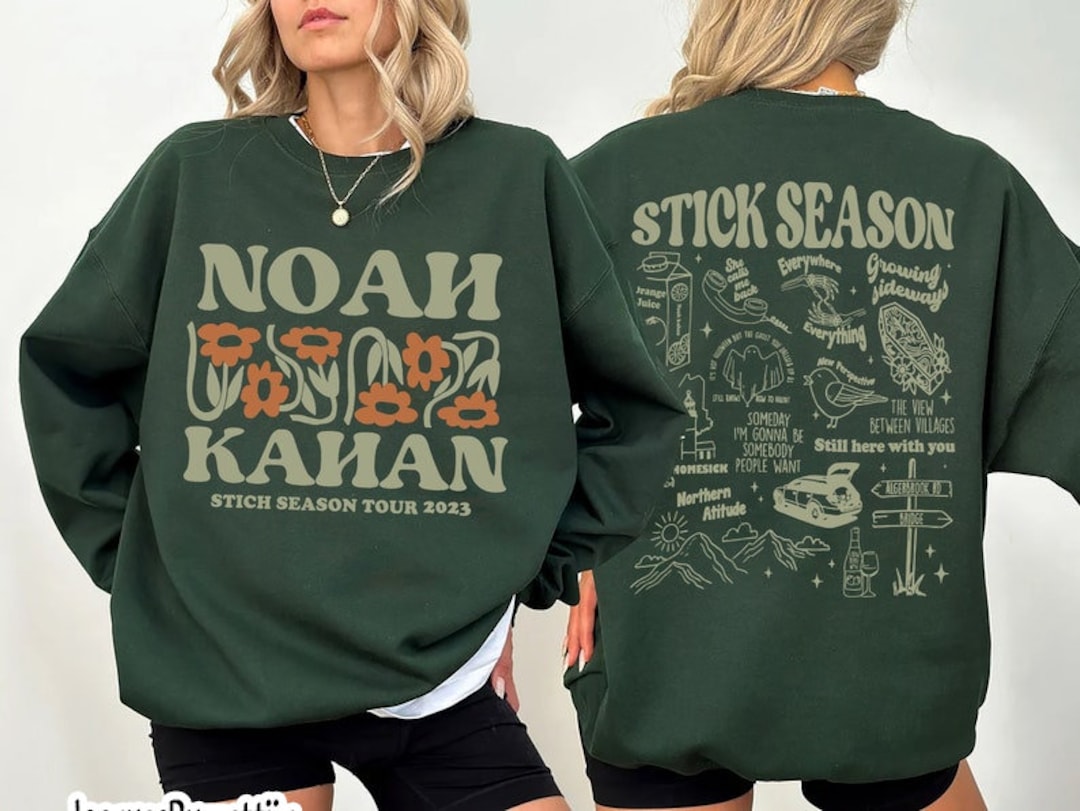 Vintage Stick Season 2024 Tshirt, Retro Noah Kahan Tour 2023 Shirt ...