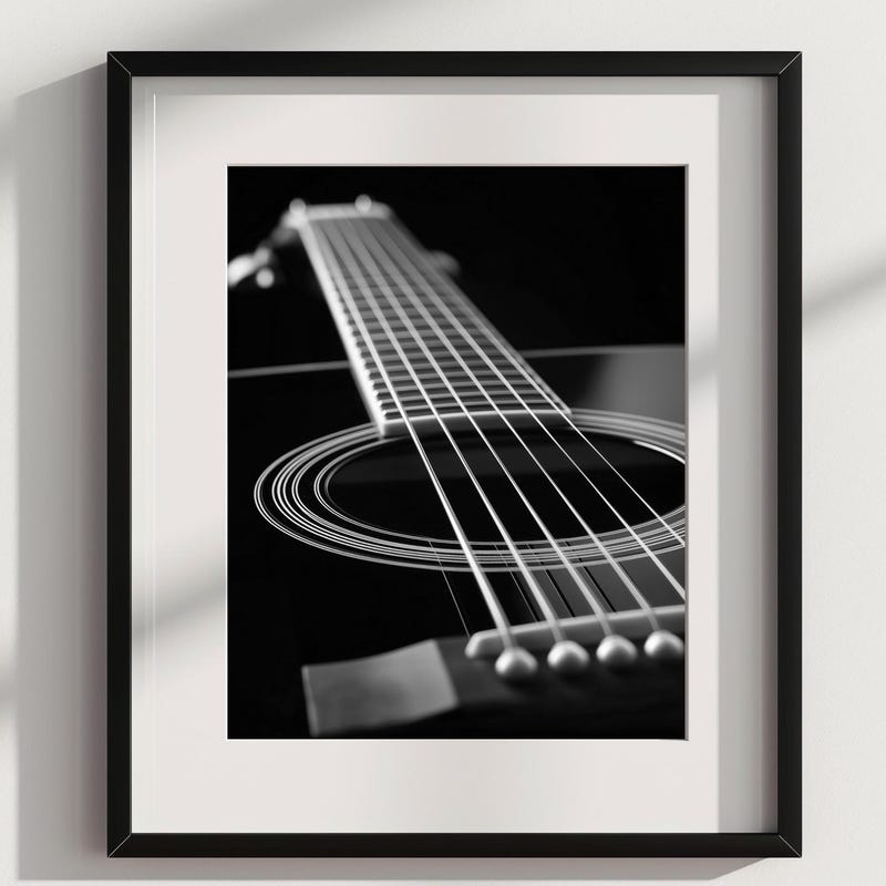 Guitar Poster - Etsy