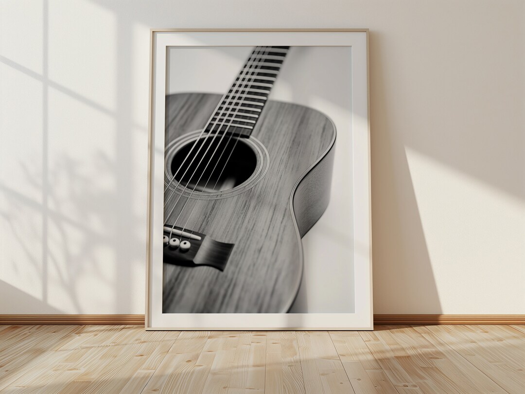 Acoustic Guitar Poster, Guitar Prints, Music Poster Print, Music Prints ...