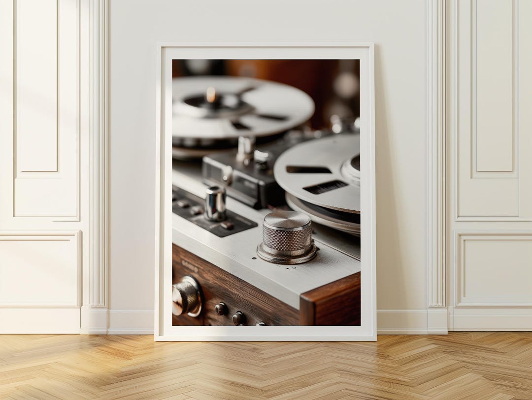 Tape Recorder Print: Retro Music Poster (digital Download) - Etsy