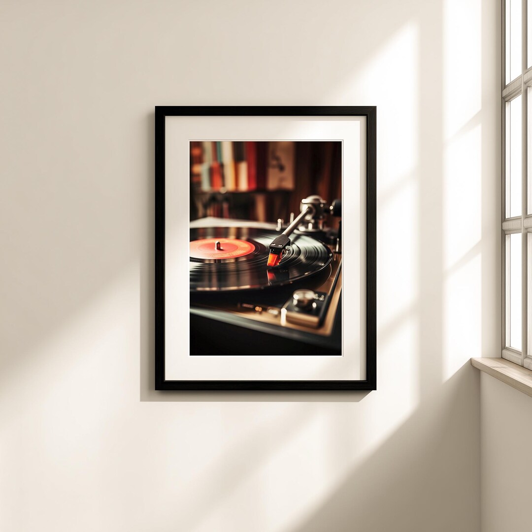 Vinyl Record Player Print: Music Poster (digital Download) - Etsy