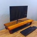 Wooden Minimalist Monitor Stand Riser for Computer, Laptop, and PC ...