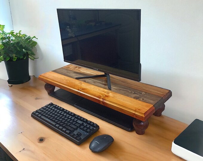 Minimalist Monitor Stand Monitor Riser Desk Shelf - Etsy Canada
