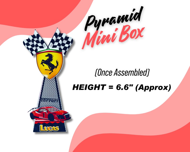 Mini Boxes Car-themed Party Favor Boxes Templates Treat Box Party ...