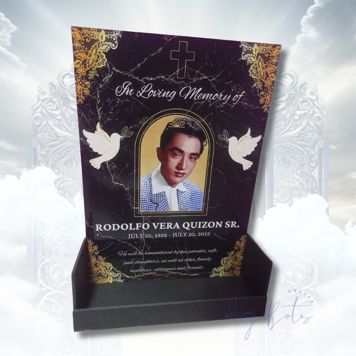 15 Canva Sintra Board Memorial Display Editable Template | No PRO ...