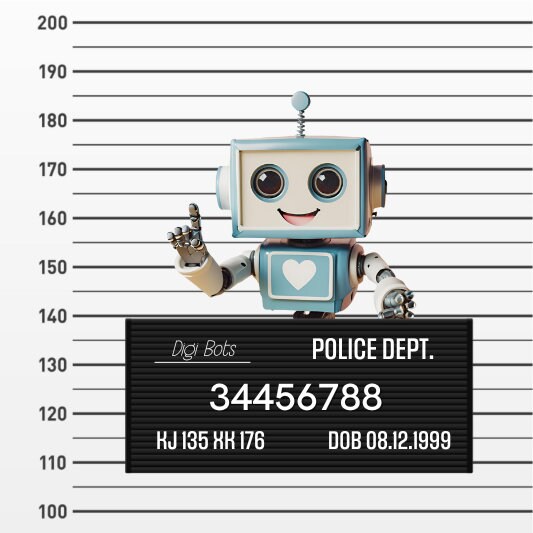 Police Mugshot Canva Editable Template | Cm & Ft | Criminal Lineup ...