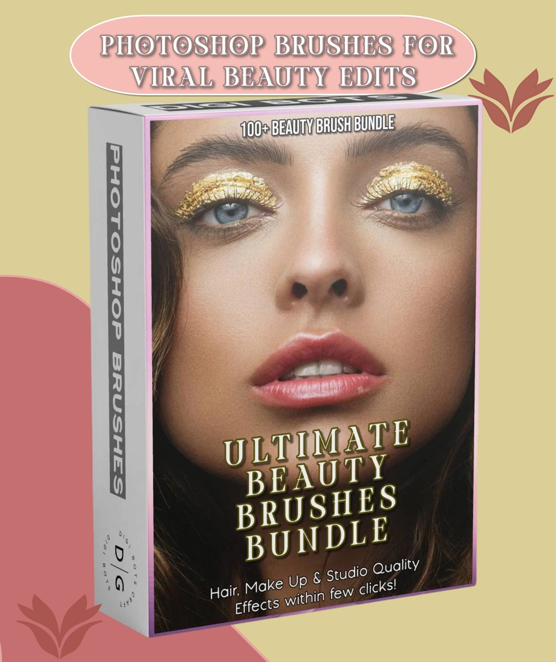 100+ Photoshop Beauty Brushes | Photoshop Bundle | Signature Photoshop ...