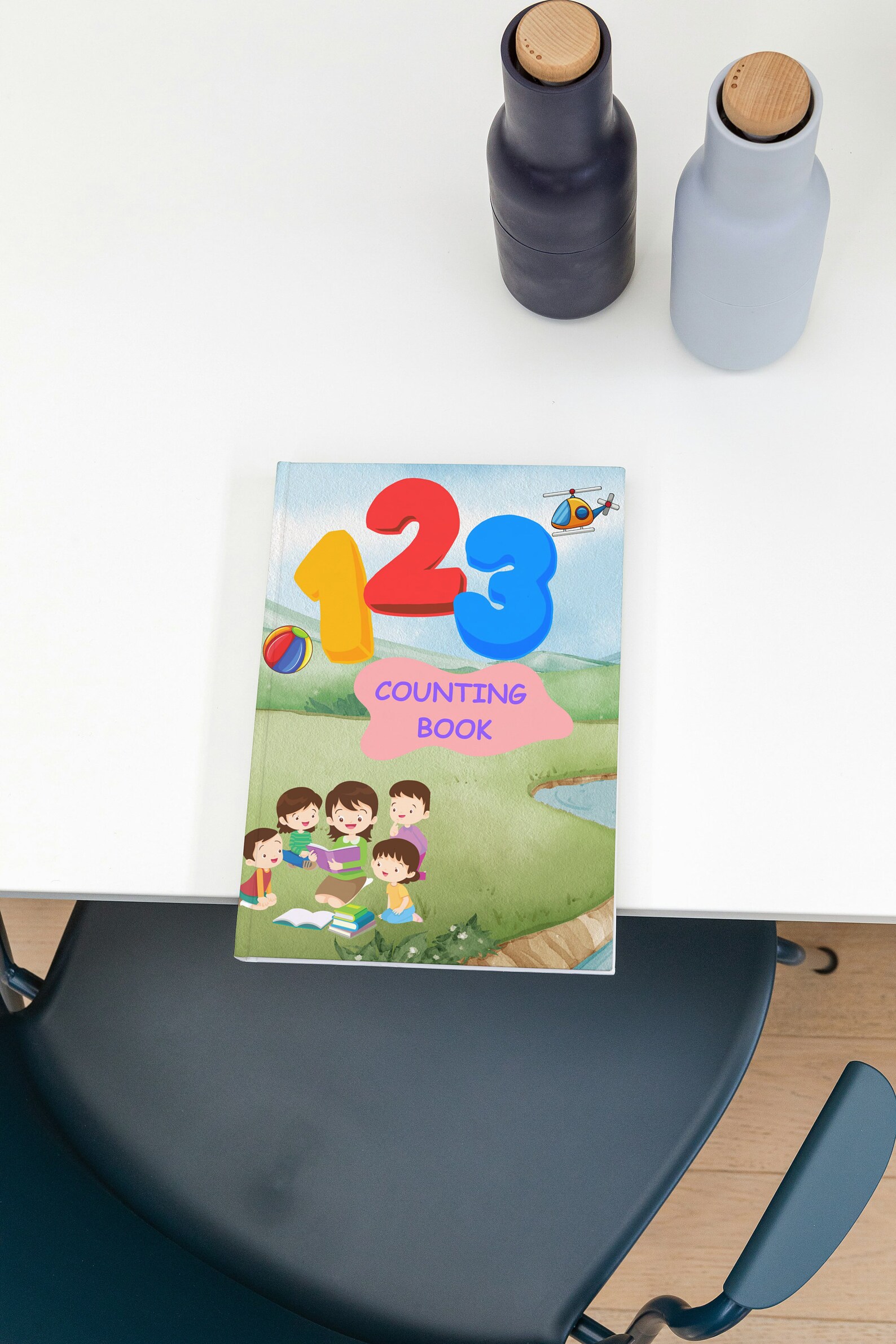 Printable Counting Colouring Book 123 Number Colouring 1-10 Colour the ...