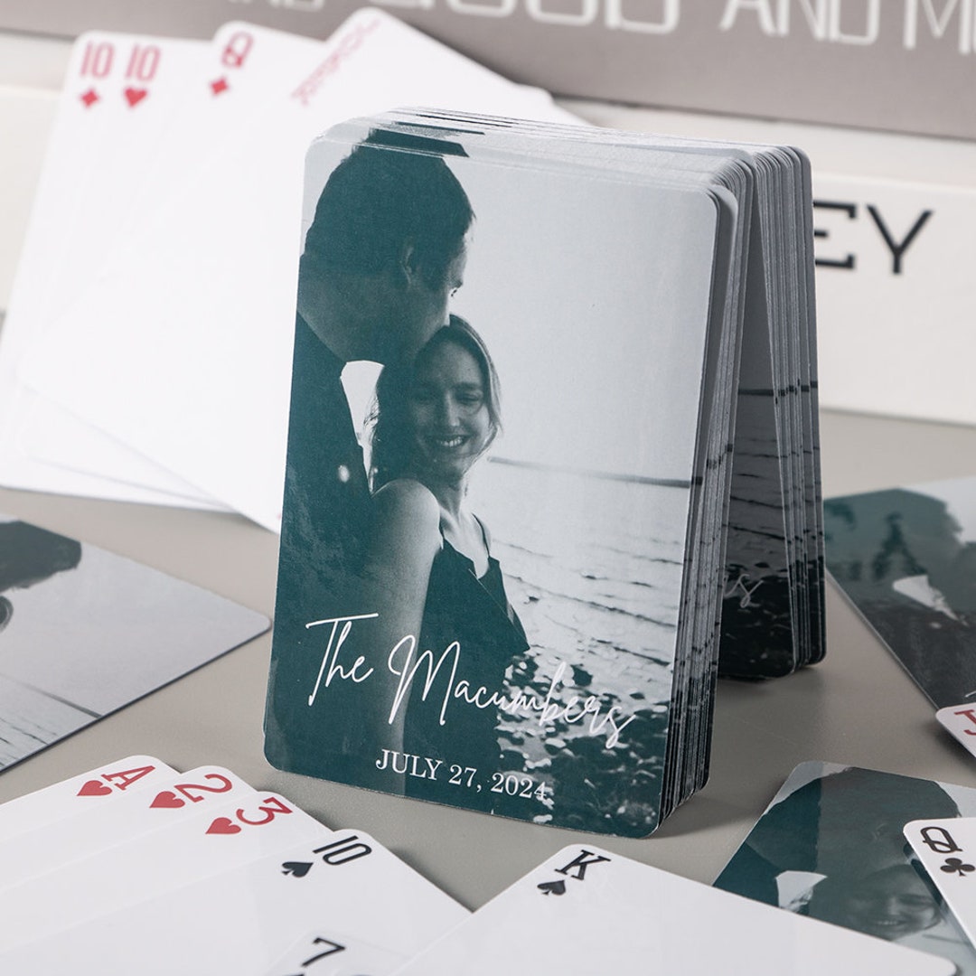 Personalized Playing Cards, Perfect Birthday Gift, Custom Playing Cards ...
