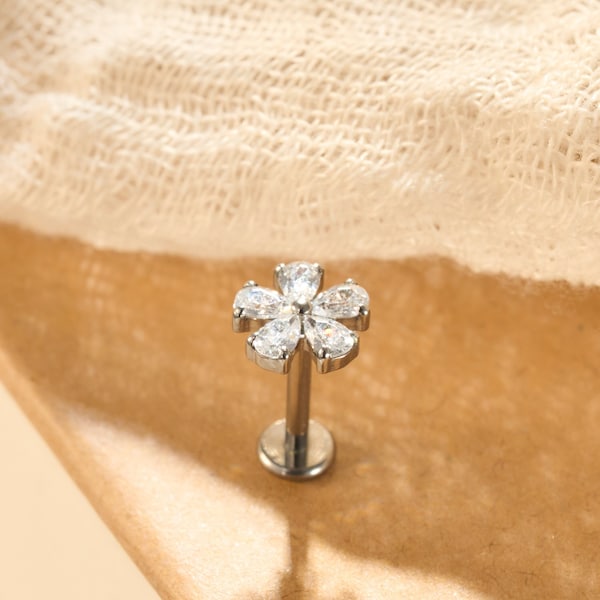 Helix Flat Back Stud Earrings - Etsy