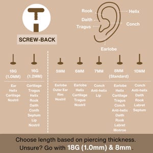 Titanium Heart Opal Labret Stud Earrings • Flat Back Helix Earring ...