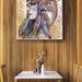 Woman and the Deer , Native Art Watercolor Digital - Etsy