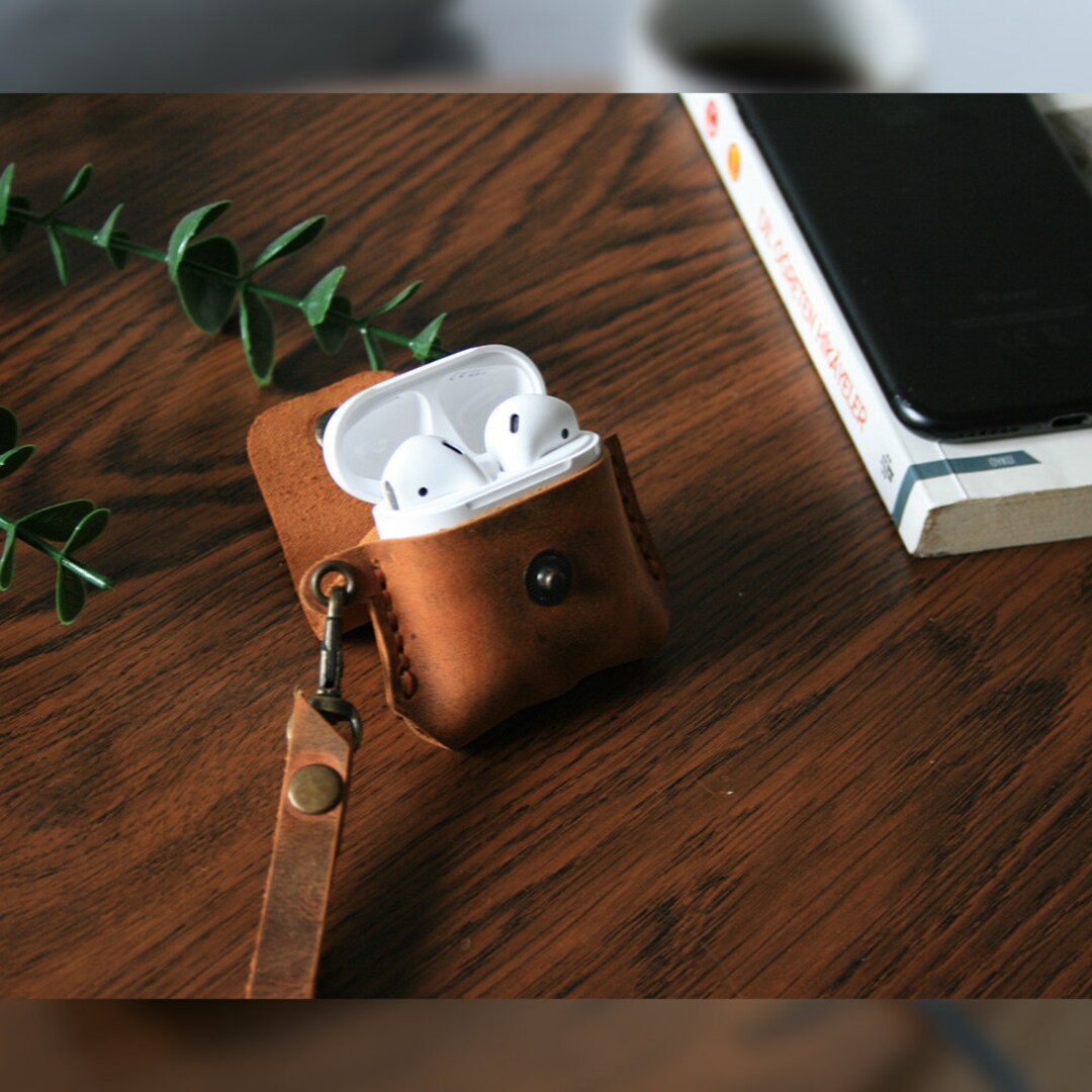 Customizable Leather Airpods 1st and 2nd Generation Case Airpods Case ...