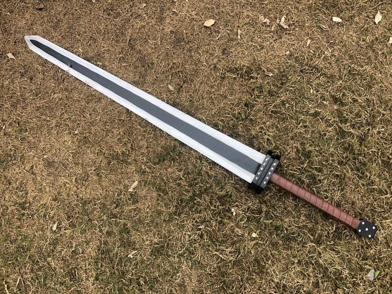 Handmade Carbon Steel 63 Guts' Raider Sword Berserk Sword Viking ...