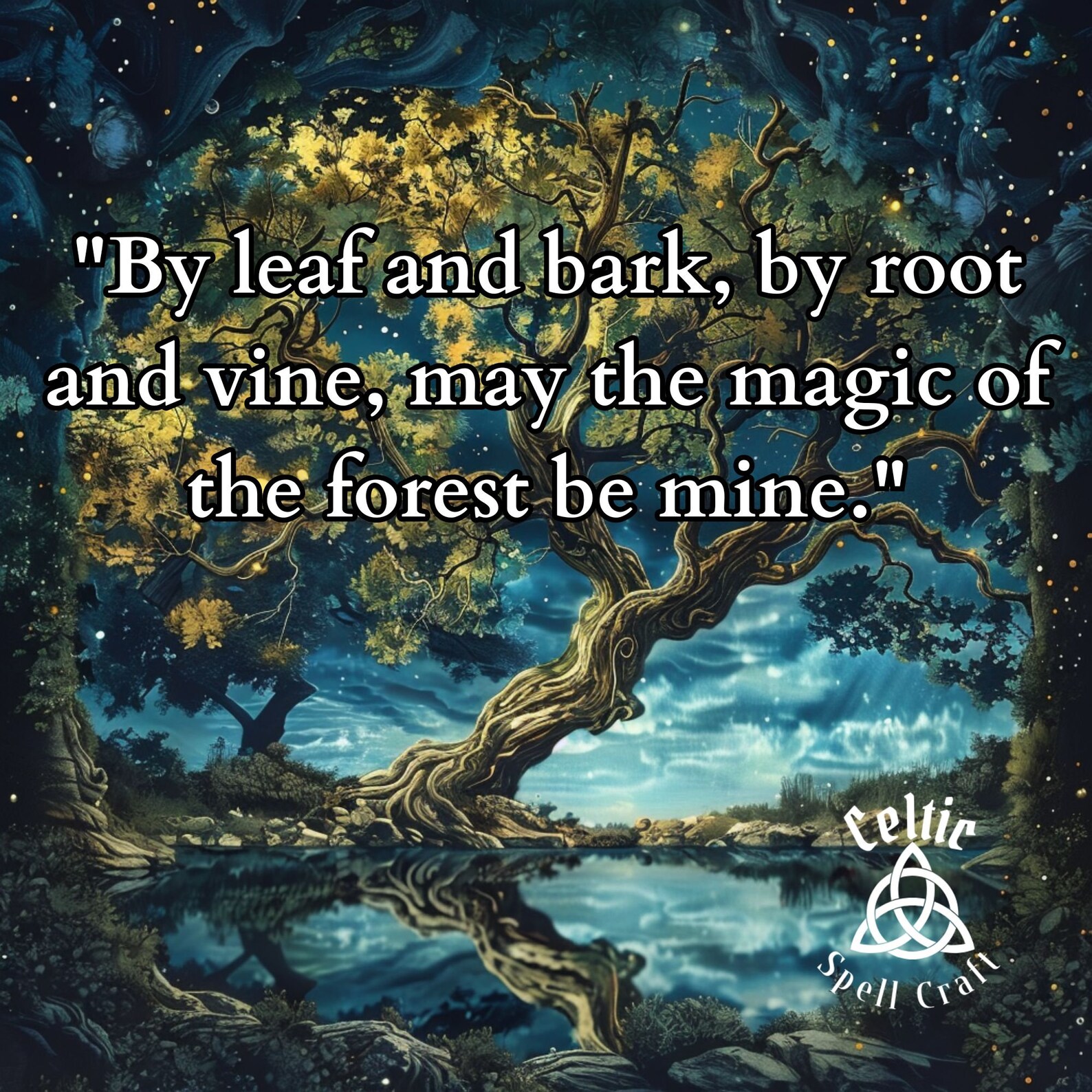 Tree Spells | Book of Shadows Pages | Magic Spells | Grimoire Tree ...