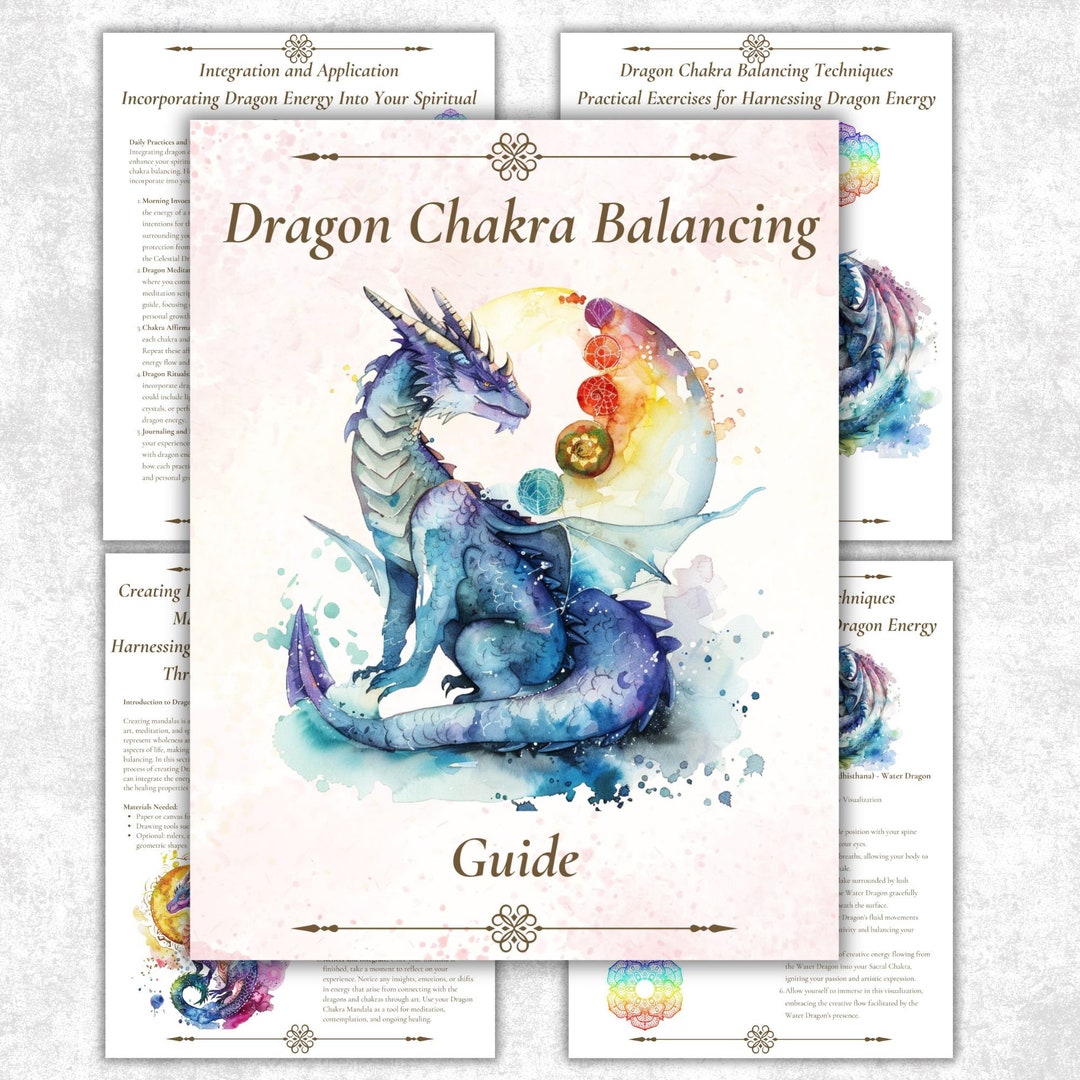 Dragon Chakra Balancing Guide: Printable PDF for Spiritual Healing ...