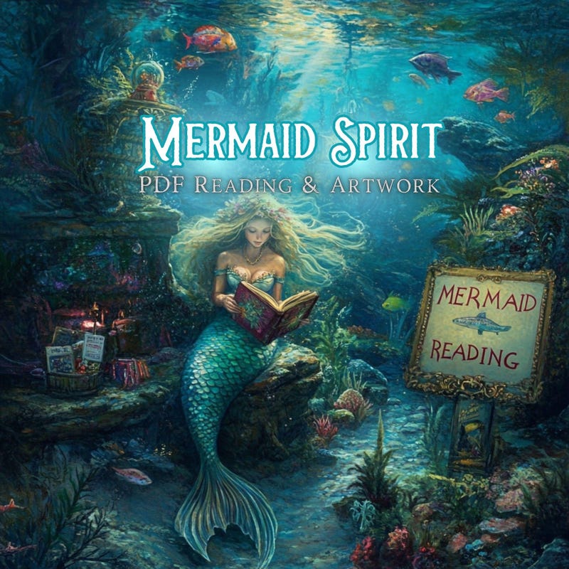 Spirit Animal Mermaid - Etsy