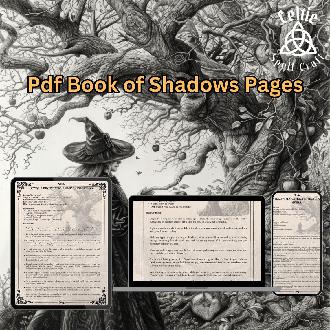 Tree Spells | Book of Shadows Pages | Magic Spells | Grimoire Tree ...