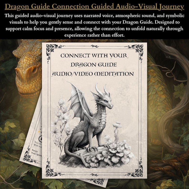 Meet Your Dragon Guide - Personal Psychic Reading | Guided Audio-visual ...