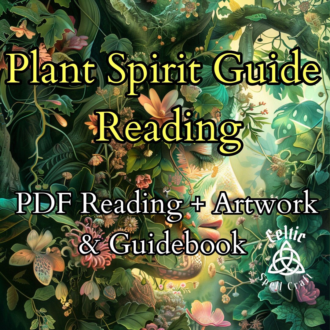 Plant Spirit Guide Reading: Personalized Artwork & Guidebook (PDF ...