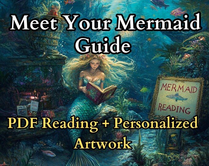 Mermaid Magic Ocean Moonlight Round Glass Art Sun-catcher - Etsy