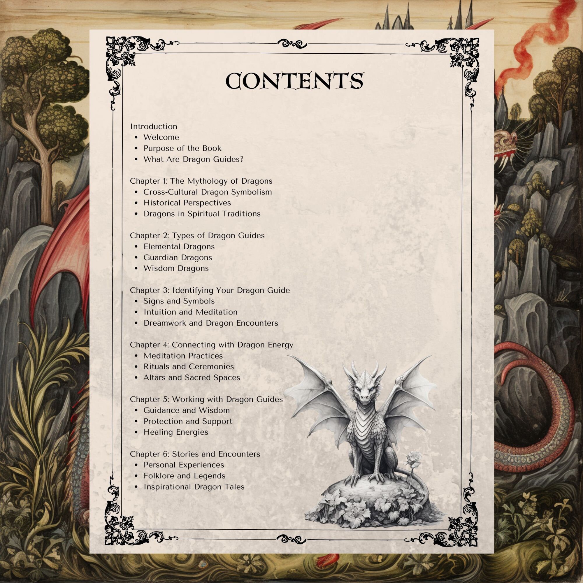 Dragon Guide Book Navigating the Spiritual Realm Comprehensive Guide to Dragon Spirit Mystical ...