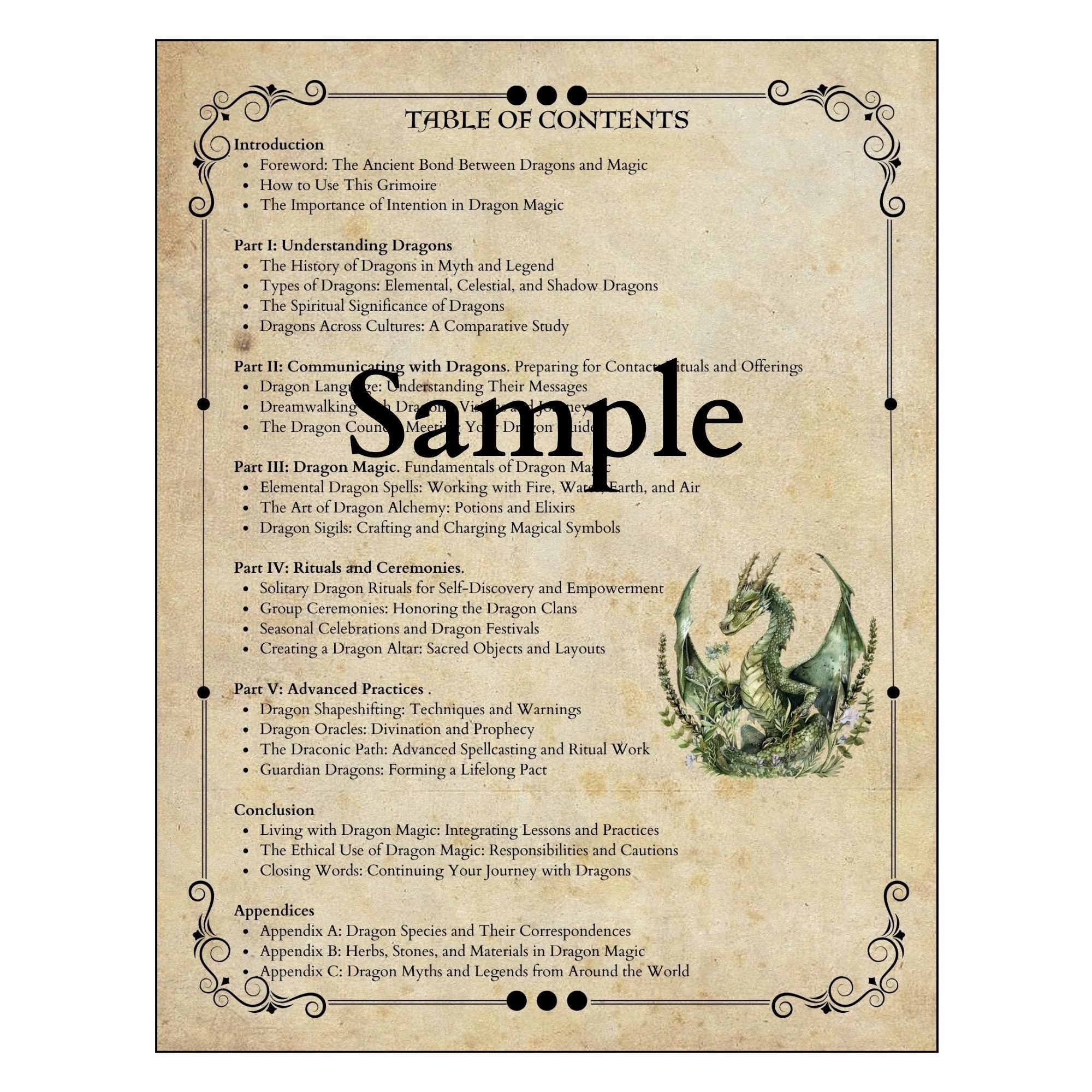 Dragon Guide Book Ultimate Book of Shadows Deep Dive Into Dragon Magic ...