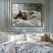 Tiger Sleeping in a Bed | Digital Download | Bedroom Decor | Art Print ...