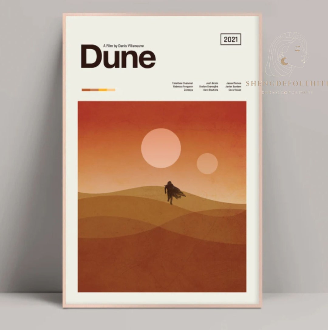 Dune Movie Poster 2021, Minimalist Poster, Dune Poster, Dune Movie Print, Timoth. E Chalamet ...