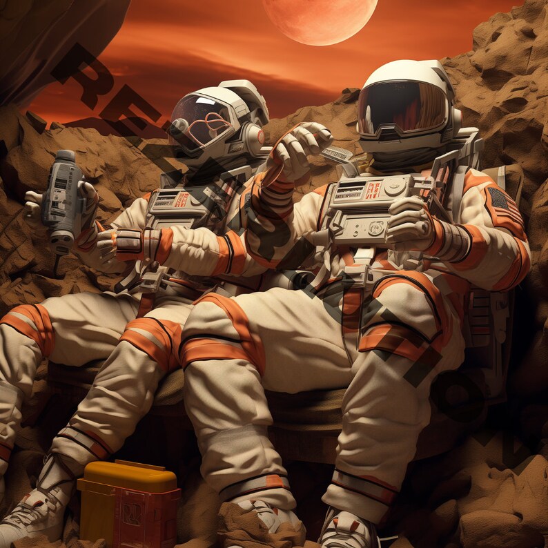 High on Mars: Celestial Journeys and Cosmic Connections, Astronaut Png ...