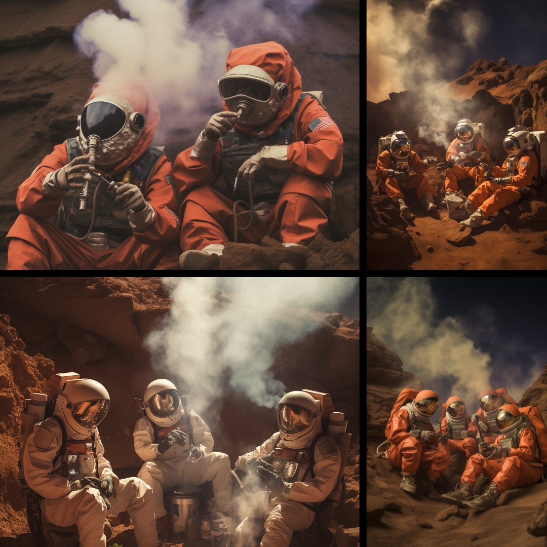 High on Mars: Celestial Journeys and Cosmic Connections, Astronaut Png ...