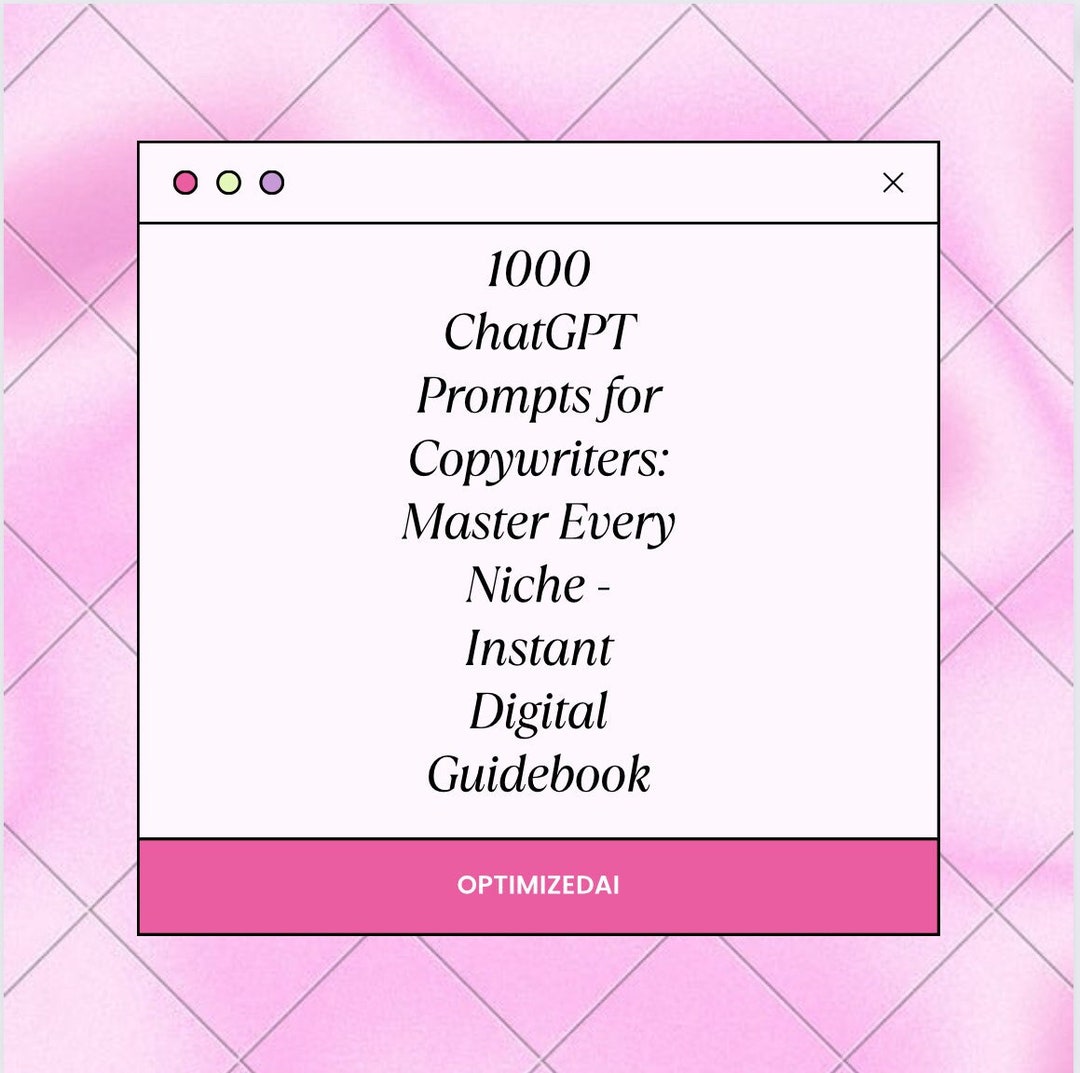 1000 Expert Chatgpt Prompts for Copywriters 50 Different Topics AI ...