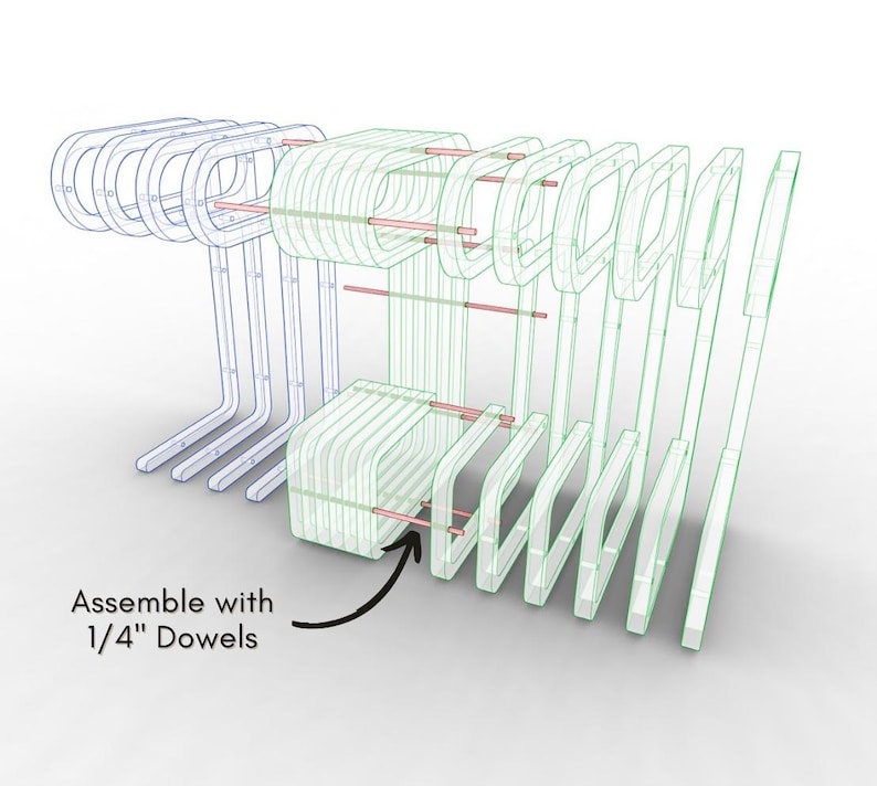 Parametric Bedside Table CNC Files: Modern End Table, Laser Cut SVG DXF ...