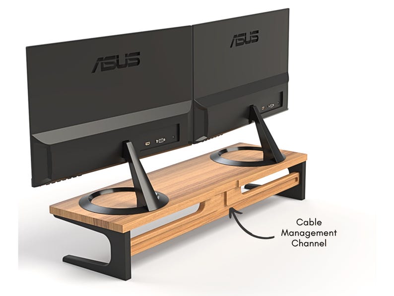 Monitor Stand CNC Router Files - Home Office Desktop Organizer and ...