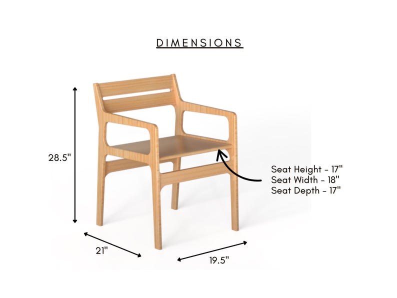 CNC Router Files Dining Chair, CNC Chair Plan, Accent Chair CNC Files ...